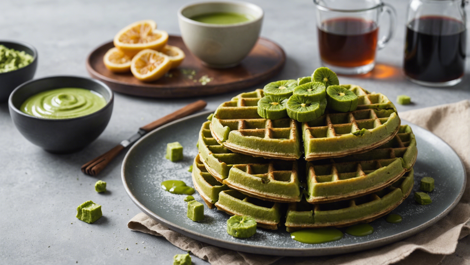Découvrez comment ces délicieuses gaufres au matcha vont transformer ...